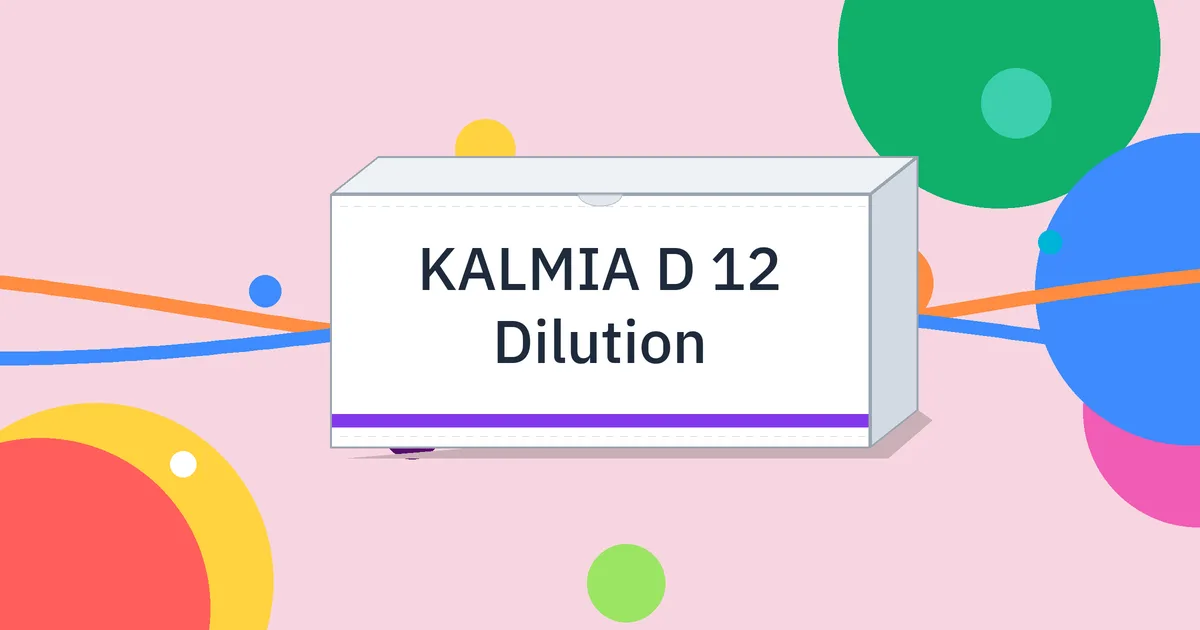 Symbolbild: Packung mit der Aufschrift KALMIA D 12 Dilution (PZN 04222163) – Verfügbarkeit und Bezug in Apotheken in Frankfurt am Main
