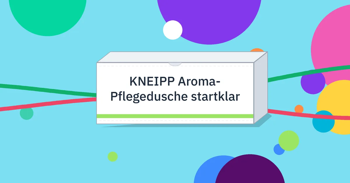 Symbolbild: Packung mit der Aufschrift KNEIPP Aroma-Pflegedusche startklar (PZN 10541754) – Verfügbarkeit und Bezug in Apotheken in Frankfurt am Main