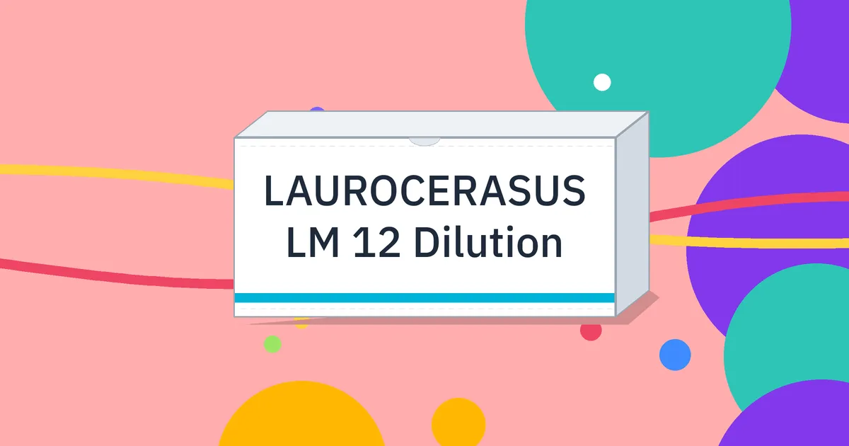Symbolbild: Packung mit der Aufschrift LAUROCERASUS LM 12 Dilution (PZN 13524058) – Verfügbarkeit und Bezug in Apotheken in Frankfurt am Main