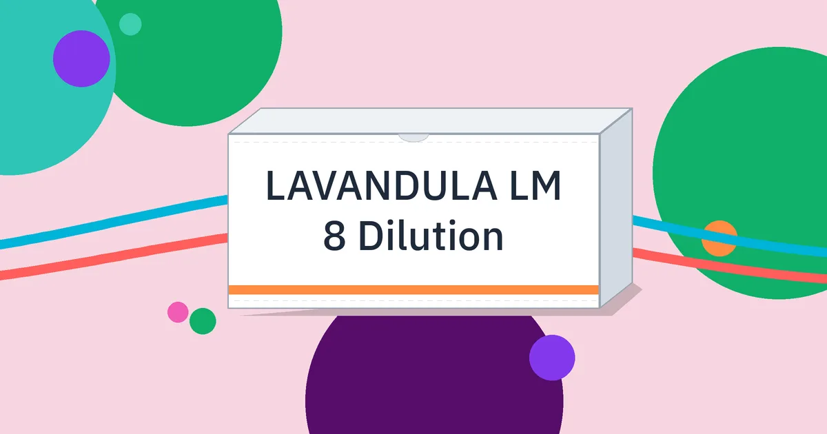 Symbolbild: Packung mit der Aufschrift LAVANDULA LM 8 Dilution (PZN 12929712) – Verfügbarkeit und Bezug in Apotheken in Frankfurt am Main