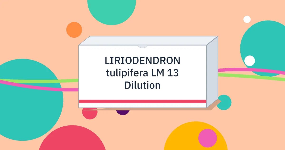 Symbolbild: Packung mit der Aufschrift LIRIODENDRON tulipifera LM 13 Dilution (PZN 13531070) – Verfügbarkeit und Bezug in Apotheken in Frankfurt am Main