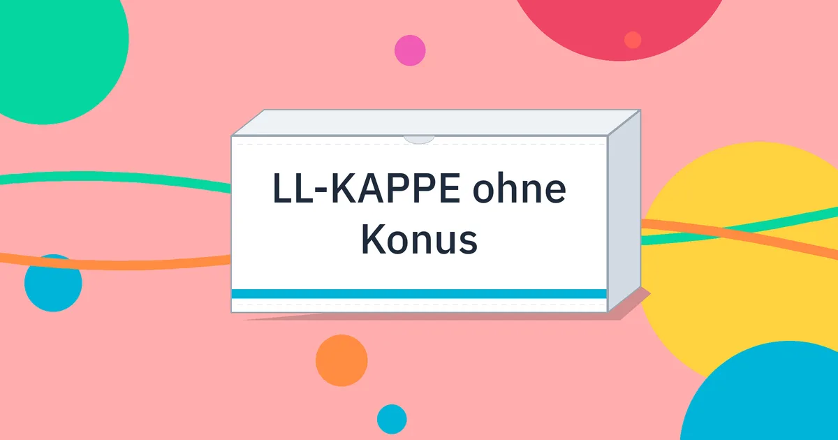 Symbolbild: Packung mit der Aufschrift LL-KAPPE ohne Konus (PZN 19514983) – Verfügbarkeit und Bezug in Apotheken in Frankfurt am Main
