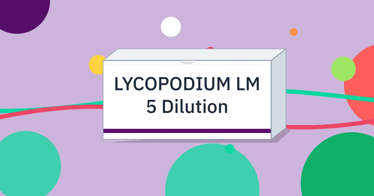 Symbolbild: Packung mit der Aufschrift LYCOPODIUM LM 5 Dilution (PZN 12935173) – Verfügbarkeit und Bezug in Apotheken in Frankfurt am Main