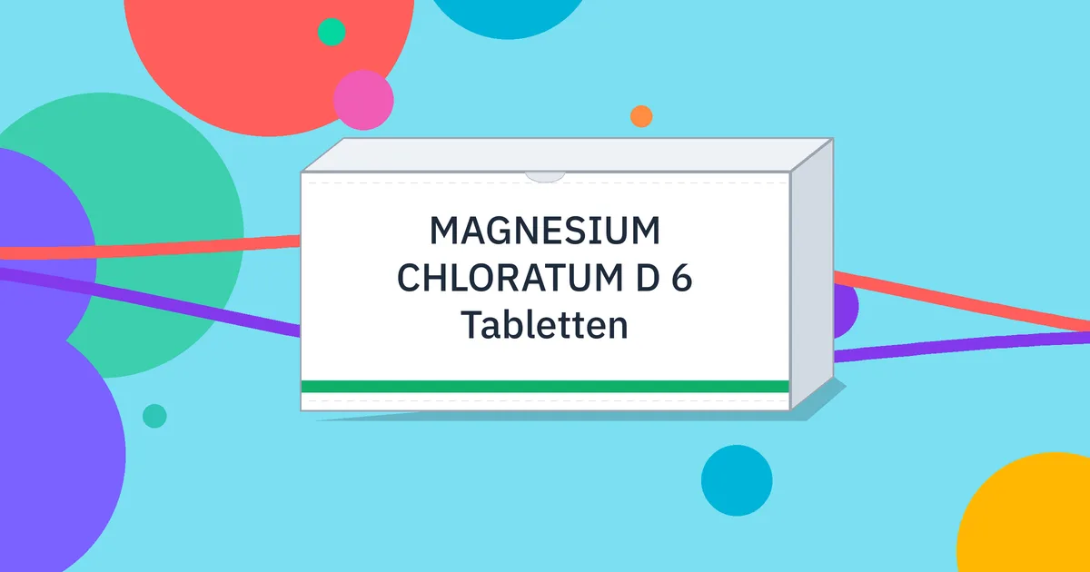 Symbolbild: Packung mit der Aufschrift MAGNESIUM CHLORATUM D 6 Tabletten (PZN 02125214) – Verfügbarkeit und Bezug in Apotheken in Frankfurt am Main