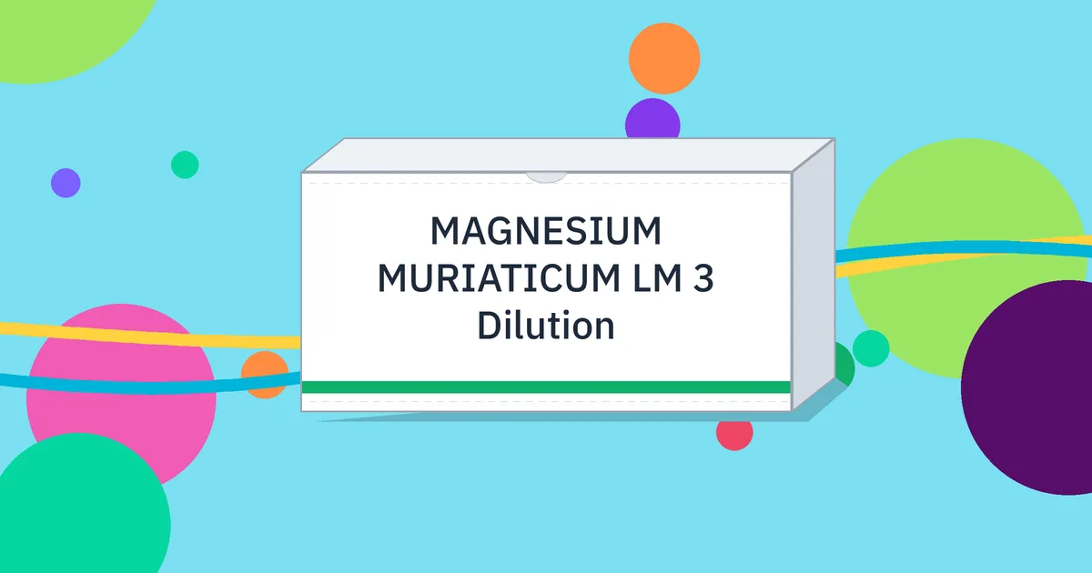 Symbolbild: Packung mit der Aufschrift MAGNESIUM MURIATICUM LM 3 Dilution (PZN 12938757) – Verfügbarkeit und Bezug in Apotheken in Frankfurt am Main