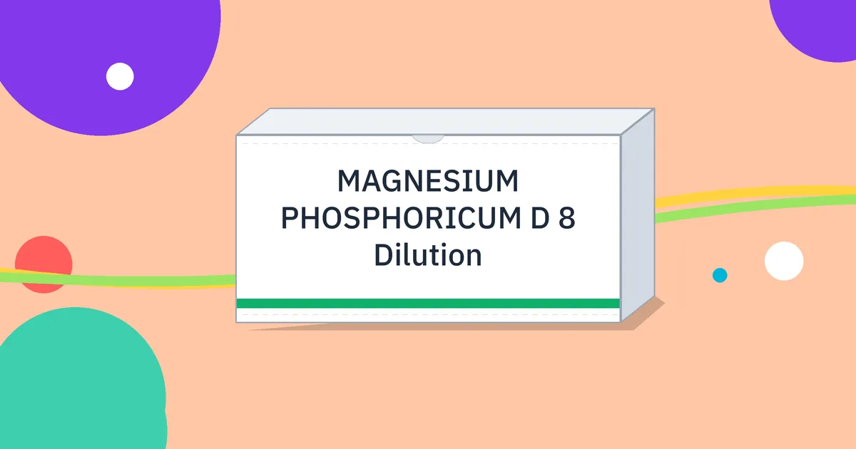 Symbolbild: Packung mit der Aufschrift MAGNESIUM PHOSPHORICUM D 8 Dilution (PZN 01777860) – Verfügbarkeit und Bezug in Apotheken in Frankfurt am Main