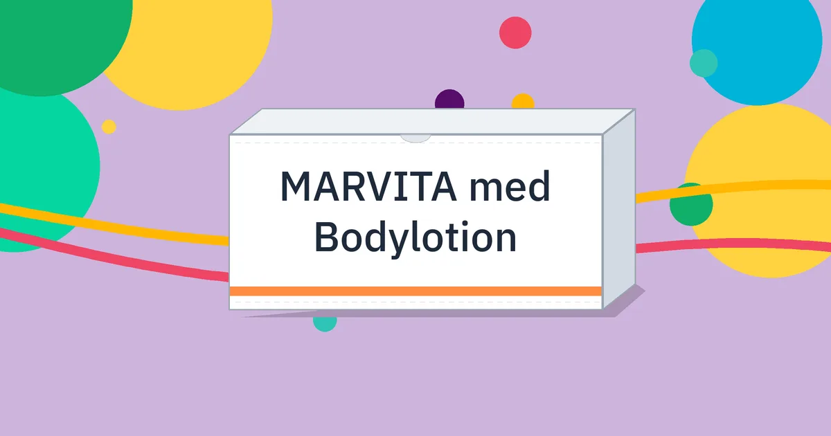 Symbolbild: Packung mit der Aufschrift MARVITA med Bodylotion (PZN 13903040) – Verfügbarkeit und Bezug in Apotheken in Frankfurt am Main