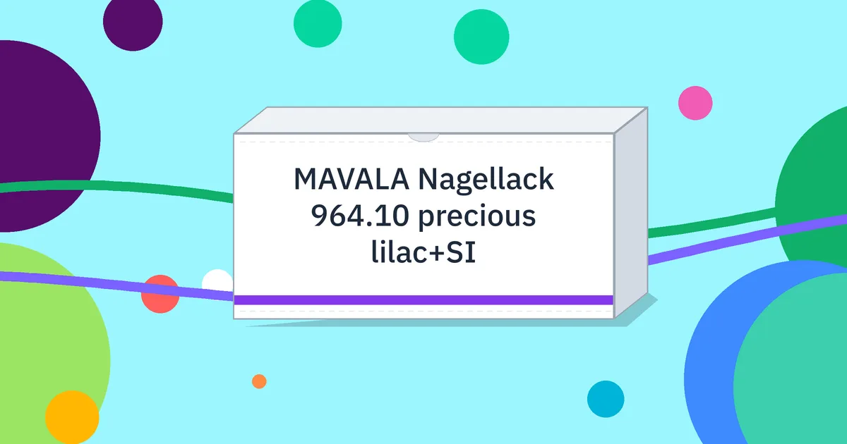 Symbolbild: Packung mit der Aufschrift MAVALA Nagellack 964.10 precious lilac+SI (PZN 17817573) – Verfügbarkeit und Bezug in Apotheken in Frankfurt am Main