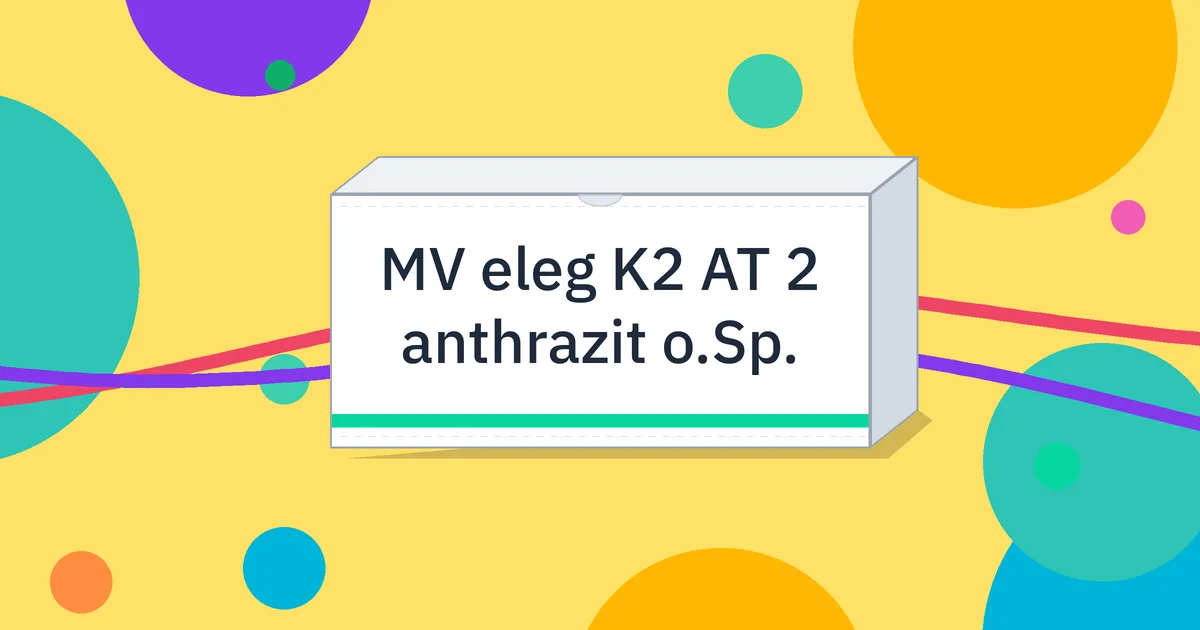 Symbolbild: Packung mit der Aufschrift MV eleg K2 AT 2 anthrazit o.Sp. (PZN 00642709) – Verfügbarkeit und Bezug in Apotheken in Frankfurt am Main