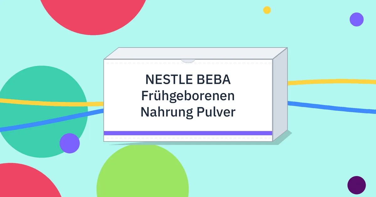 Symbolbild: Packung mit der Aufschrift NESTLE BEBA Frühgeborenen Nahrung Pulver (PZN 16146361) – Verfügbarkeit und Bezug in Apotheken in Frankfurt am Main