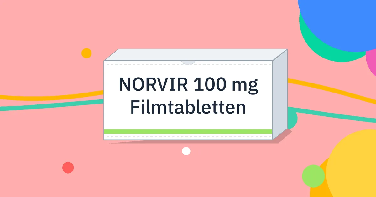Symbolbild: Packung mit der Aufschrift NORVIR 100 mg Filmtabletten (PZN 16151155) – Verfügbarkeit und Bezug in Apotheken in Frankfurt am Main