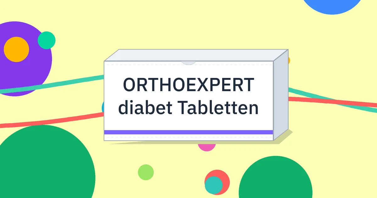 Symbolbild: Packung mit der Aufschrift ORTHOEXPERT diabet Tabletten (PZN 04757071) – Verfügbarkeit und Bezug in Apotheken in Frankfurt am Main