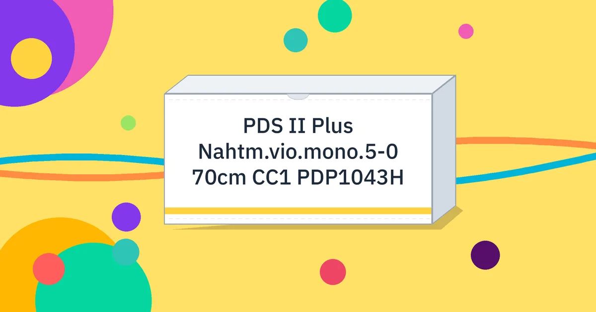Symbolbild: Packung mit der Aufschrift PDS II Plus Nahtm.vio.mono.5-0 70cm CC1 PDP1043H (PZN 20896240) – Verfügbarkeit und Bezug in Apotheken in Frankfurt am Main
