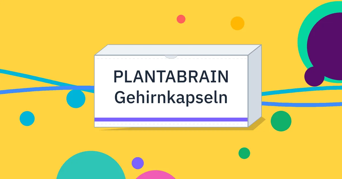 Symbolbild: Packung mit der Aufschrift PLANTABRAIN Gehirnkapseln (PZN 11096500) – Verfügbarkeit und Bezug in Apotheken in Frankfurt am Main