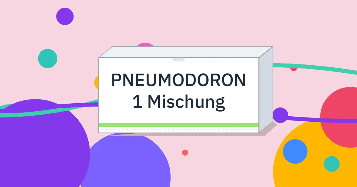 Symbolbild: Packung mit der Aufschrift PNEUMODORON 1 Mischung (PZN 00819444) – Verfügbarkeit und Bezug in Apotheken in Frankfurt am Main