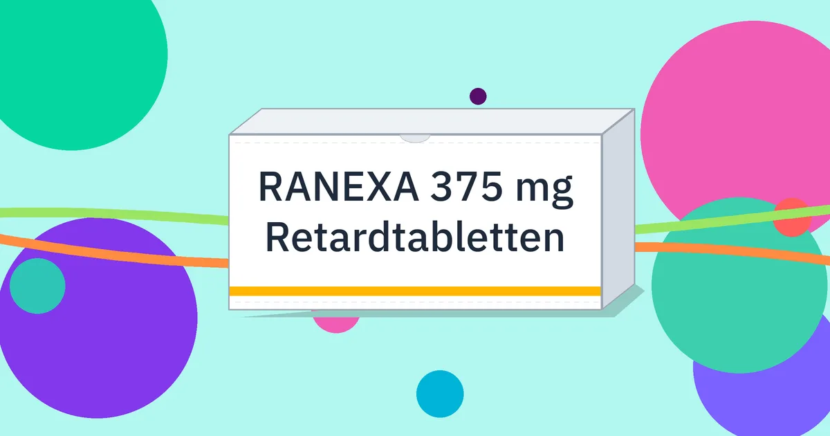 Symbolbild: Packung mit der Aufschrift RANEXA 375 mg Retardtabletten (PZN 16752989) – Verfügbarkeit und Bezug in Apotheken in Frankfurt am Main