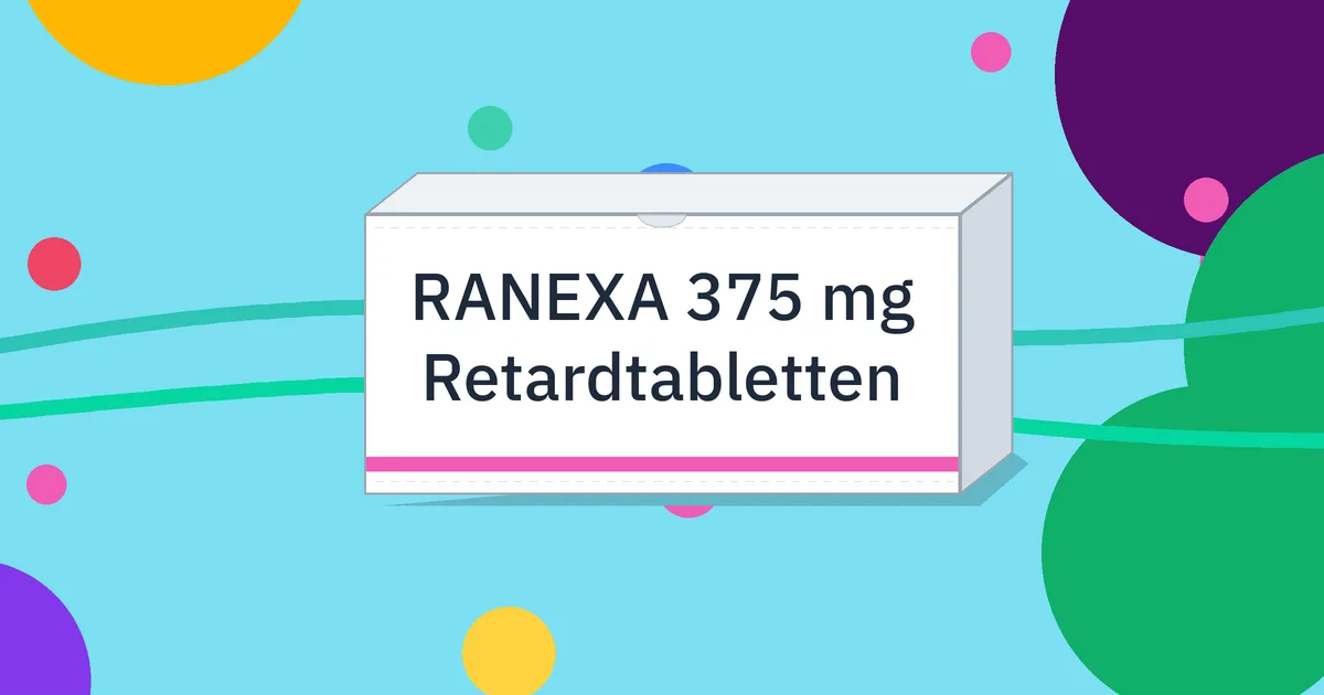 Symbolbild: Packung mit der Aufschrift RANEXA 375 mg Retardtabletten (PZN 17308251) – Verfügbarkeit und Bezug in Apotheken in Frankfurt am Main