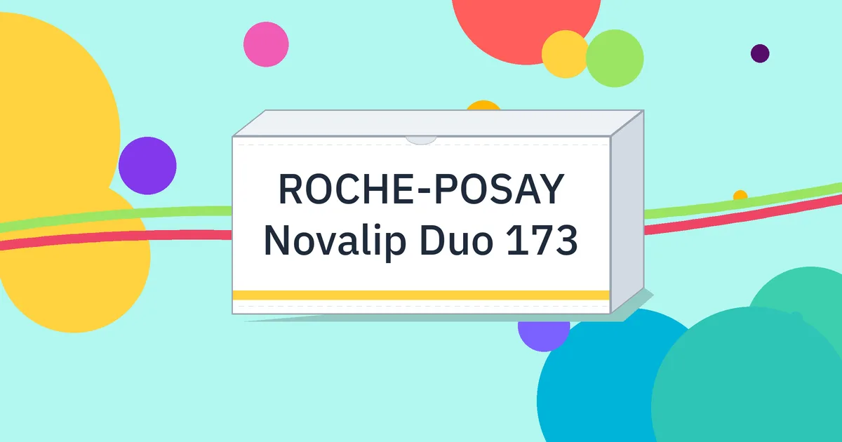 Symbolbild: Packung mit der Aufschrift ROCHE-POSAY Novalip Duo 173 (PZN 09394029) – Verfügbarkeit und Bezug in Apotheken in Frankfurt am Main