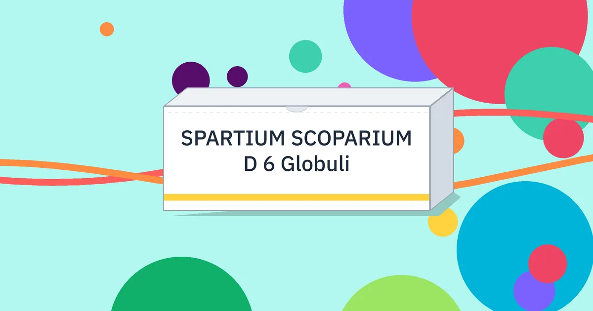 Symbolbild: Packung mit der Aufschrift SPARTIUM SCOPARIUM D 6 Globuli (PZN 16693910) – Verfügbarkeit und Bezug in Apotheken in Frankfurt am Main