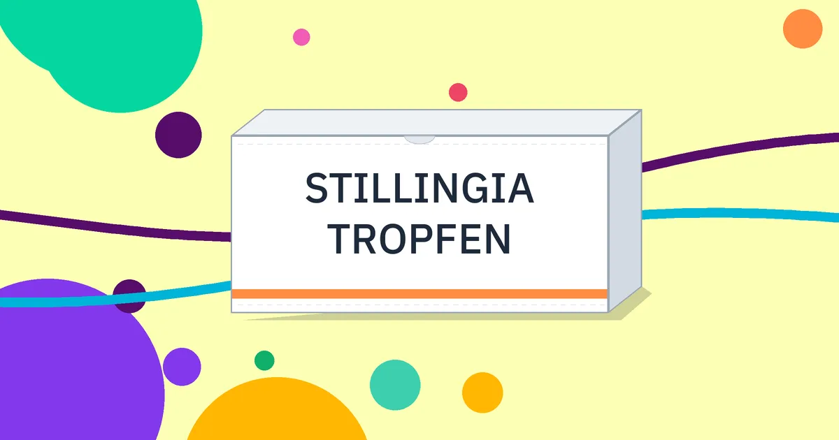 Symbolbild: Packung mit der Aufschrift STILLINGIA TROPFEN (PZN 15231337) – Verfügbarkeit und Bezug in Apotheken in Frankfurt am Main