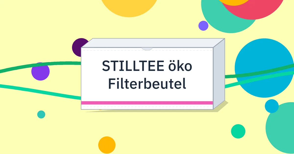 Symbolbild: Packung mit der Aufschrift STILLTEE öko Filterbeutel (PZN 06308265) – Verfügbarkeit und Bezug in Apotheken in Frankfurt am Main