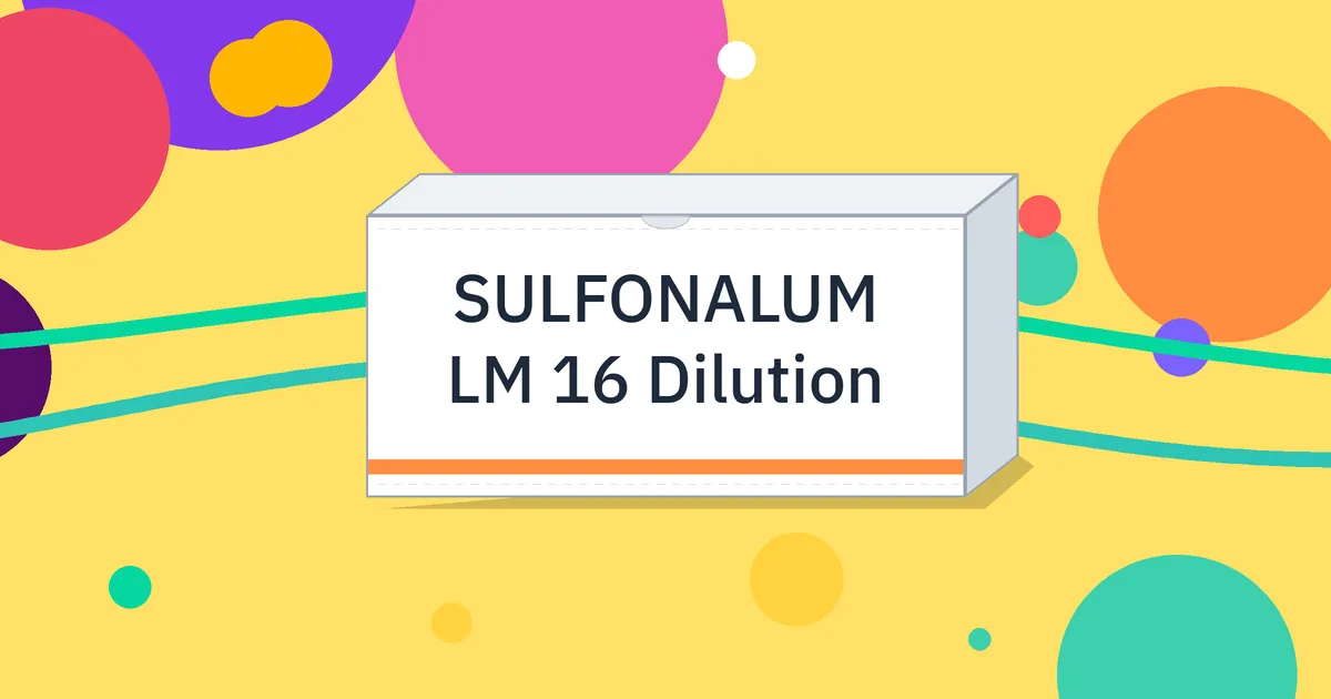 Symbolbild: Packung mit der Aufschrift SULFONALUM LM 16 Dilution (PZN 13209569) – Verfügbarkeit und Bezug in Apotheken in Frankfurt am Main