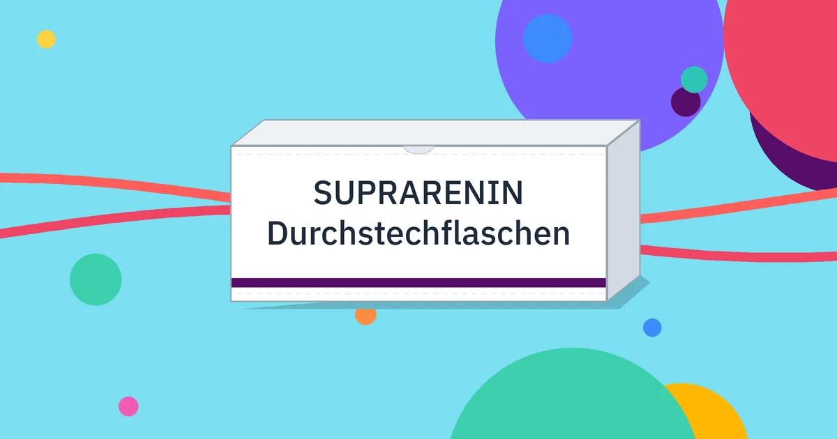Symbolbild: Packung mit der Aufschrift SUPRARENIN Durchstechflaschen (PZN 00993248) – Verfügbarkeit und Bezug in Apotheken in Frankfurt am Main