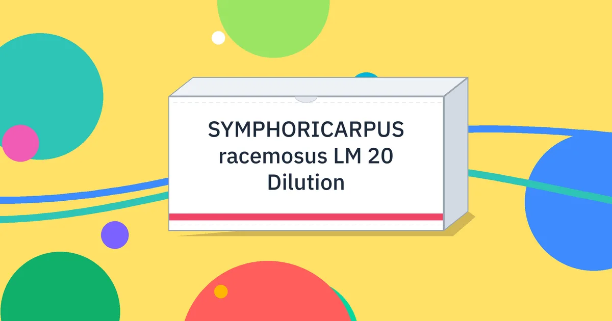 Symbolbild: Packung mit der Aufschrift SYMPHORICARPUS racemosus LM 20 Dilution (PZN 13211342) – Verfügbarkeit und Bezug in Apotheken in Frankfurt am Main