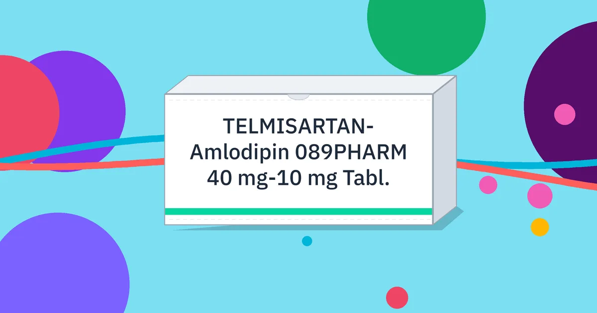 Symbolbild: Packung mit der Aufschrift TELMISARTAN-Amlodipin 089PHARM 40 mg-10 mg Tabl. (PZN 18500855) – Verfügbarkeit und Bezug in Apotheken in Frankfurt am Main