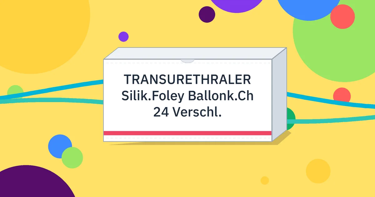 Symbolbild: Packung mit der Aufschrift TRANSURETHRALER Silik.Foley Ballonk.Ch 24 Verschl. (PZN 18040595) – Verfügbarkeit und Bezug in Apotheken in Frankfurt am Main