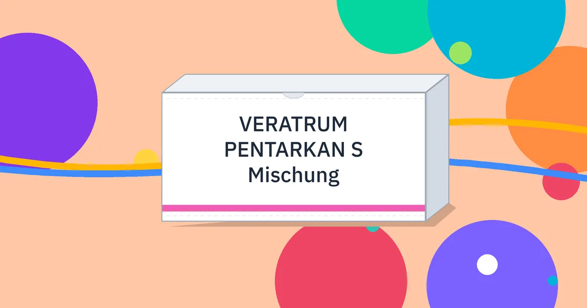 Symbolbild: Packung mit der Aufschrift VERATRUM PENTARKAN S Mischung (PZN 04780271) – Verfügbarkeit und Bezug in Apotheken in Frankfurt am Main