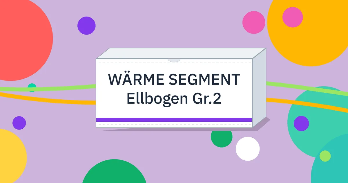 Symbolbild: Packung mit der Aufschrift WÄRME SEGMENT Ellbogen Gr.2 (PZN 02445491) – Verfügbarkeit und Bezug in Apotheken in Frankfurt am Main