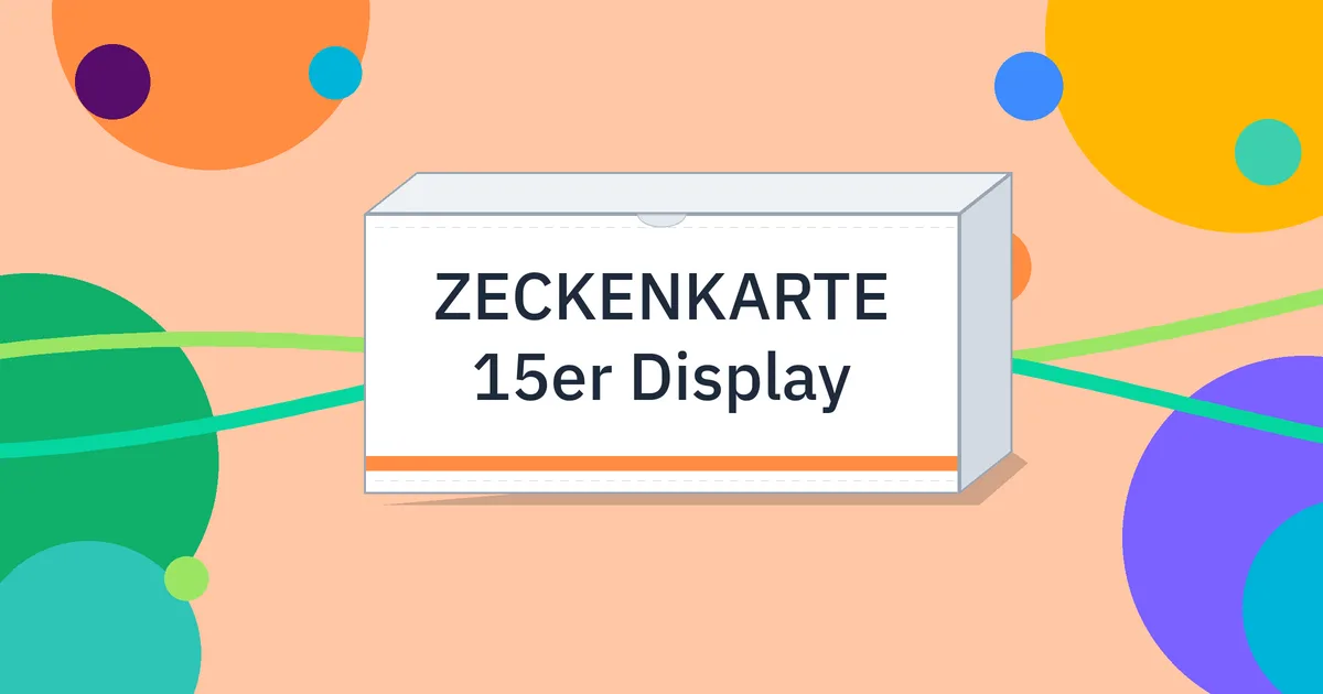 Symbolbild: Packung mit der Aufschrift ZECKENKARTE 15er Display (PZN 19923285) – Verfügbarkeit und Bezug in Apotheken in Frankfurt am Main