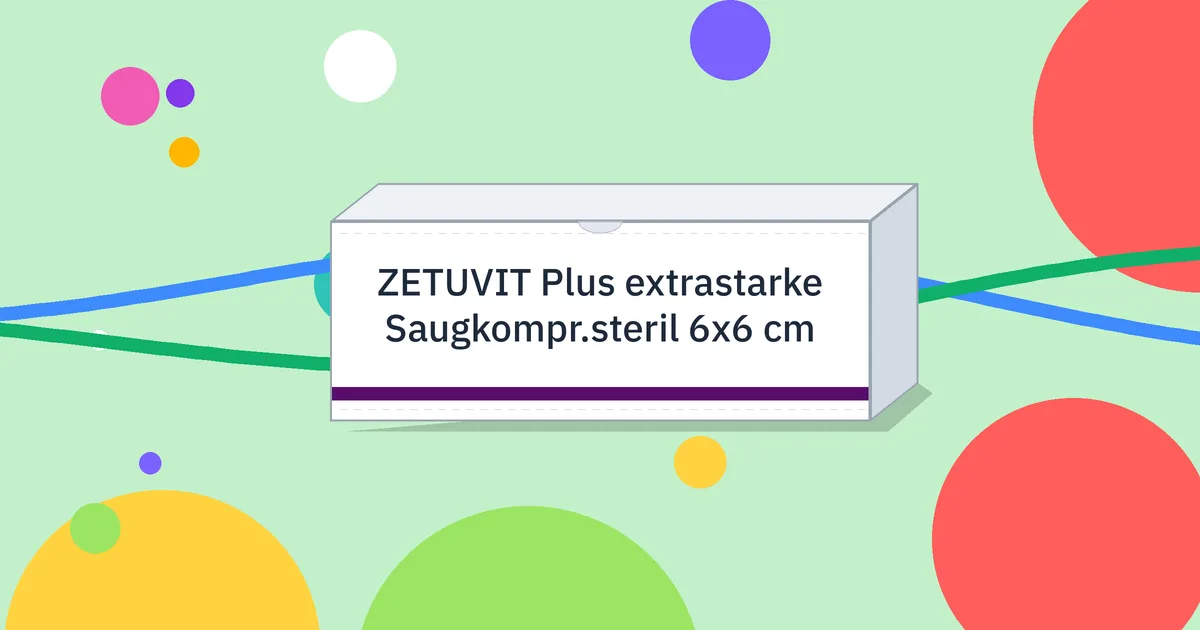 Symbolbild: Packung mit der Aufschrift ZETUVIT Plus extrastarke Saugkompr.steril 6x6 cm (PZN 20319330) – Verfügbarkeit und Bezug in Apotheken in Frankfurt am Main
