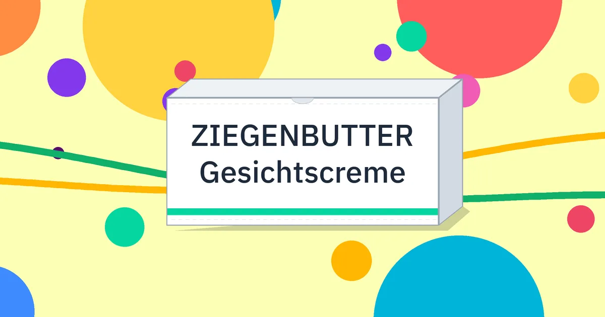 Symbolbild: Packung mit der Aufschrift ZIEGENBUTTER Gesichtscreme (PZN 01561137) – Verfügbarkeit und Bezug in Apotheken in Frankfurt am Main