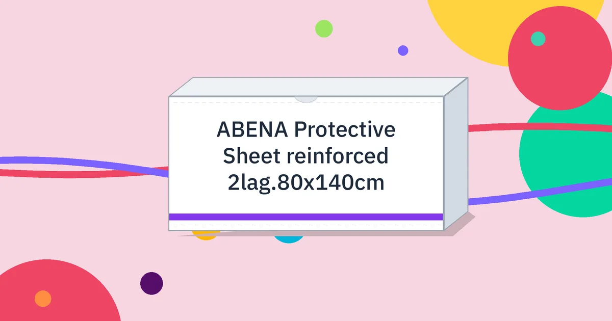 Symbolbild: Packung mit der Aufschrift ABENA Protective Sheet reinforced 2lag.80x140cm (PZN 18746208) – Verfügbarkeit und Bezug in Apotheken in Frankfurt am Main