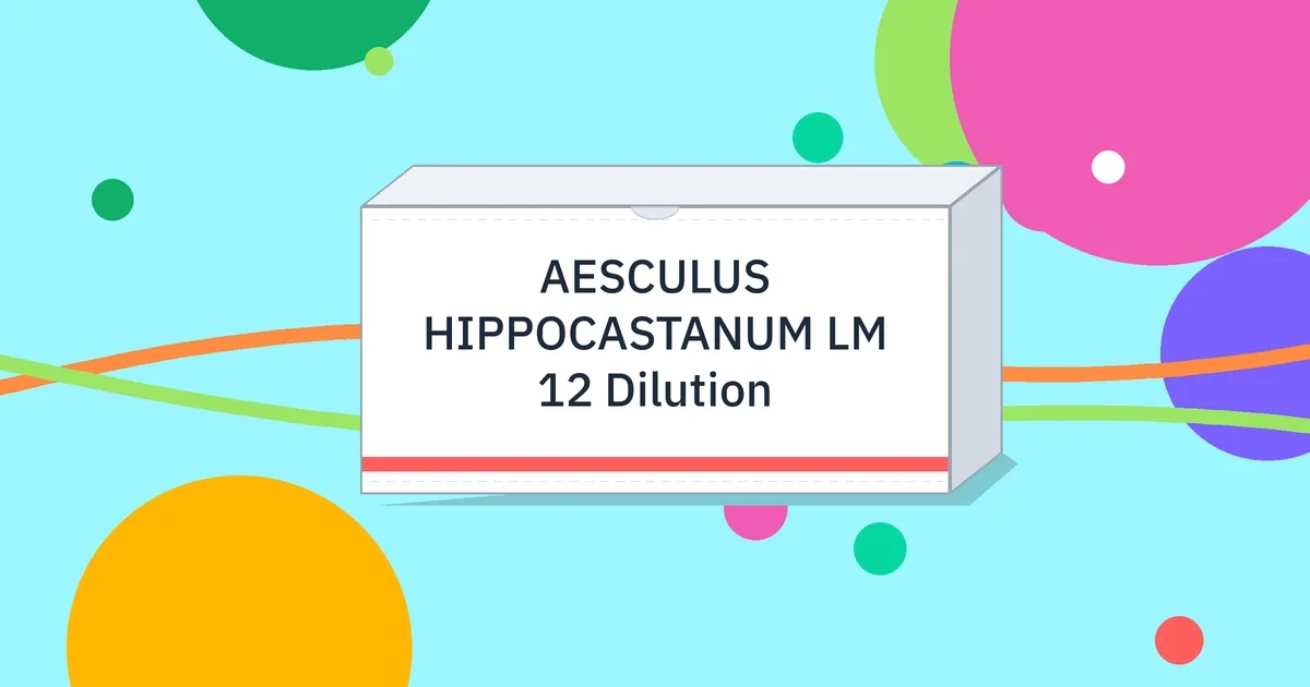 Symbolbild: Packung mit der Aufschrift AESCULUS HIPPOCASTANUM LM 12 Dilution (PZN 02600276) – Verfügbarkeit und Bezug in Apotheken in Frankfurt am Main