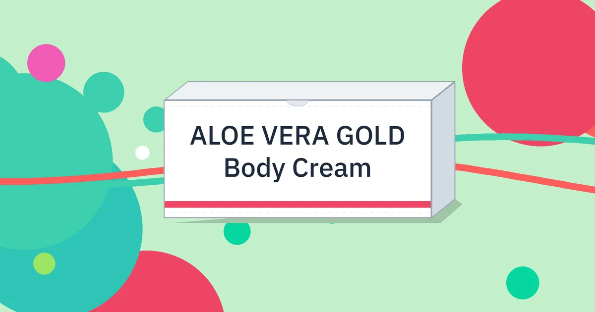 Symbolbild: Packung mit der Aufschrift ALOE VERA GOLD Body Cream (PZN 17454260) – Verfügbarkeit und Bezug in Apotheken in Frankfurt am Main