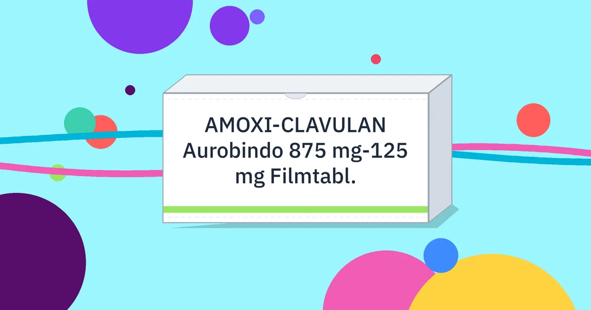 Symbolbild: Packung mit der Aufschrift AMOXI-CLAVULAN Aurobindo 875 mg-125 mg Filmtabl. (PZN 17979005) – Verfügbarkeit und Bezug in Apotheken in Frankfurt am Main