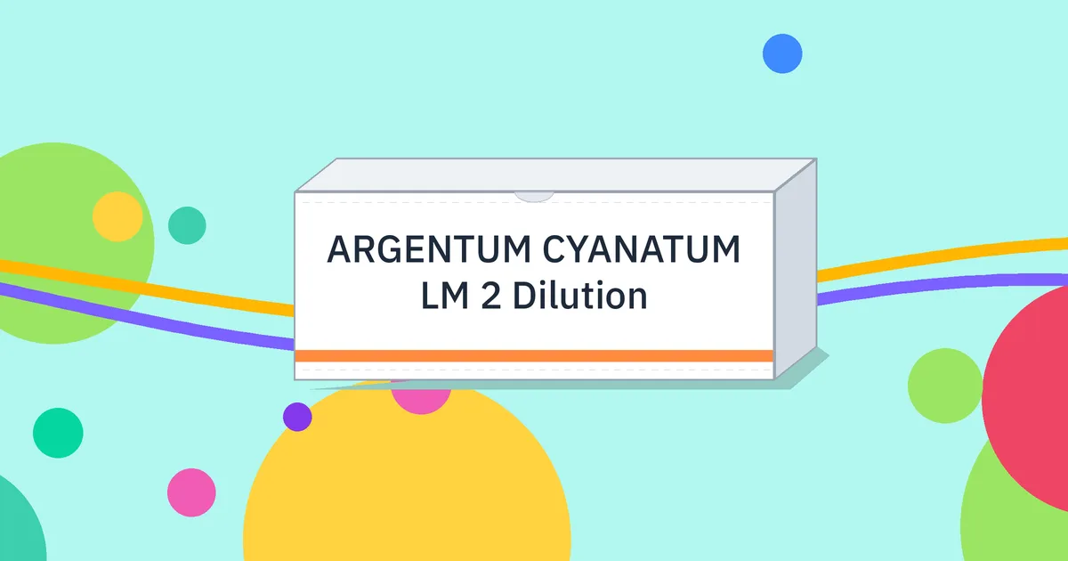 Symbolbild: Packung mit der Aufschrift ARGENTUM CYANATUM LM 2 Dilution (PZN 13390126) – Verfügbarkeit und Bezug in Apotheken in Frankfurt am Main
