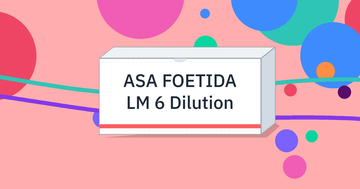 Symbolbild: Packung mit der Aufschrift ASA FOETIDA LM 6 Dilution (PZN 03503664) – Verfügbarkeit und Bezug in Apotheken in Frankfurt am Main
