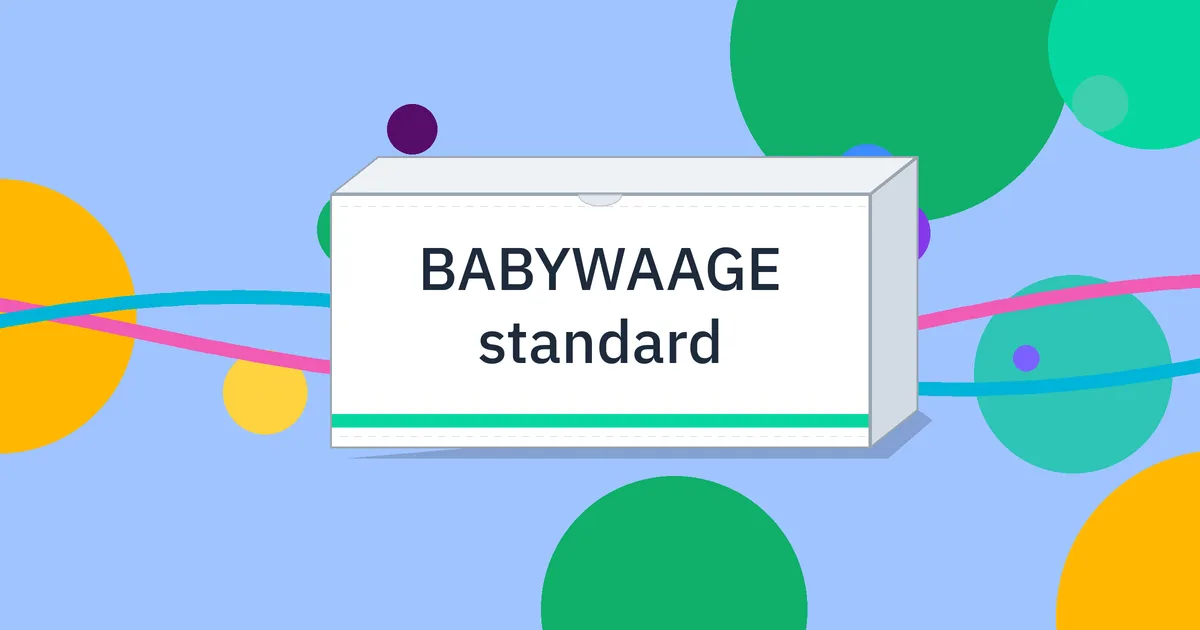 Symbolbild: Packung mit der Aufschrift BABYWAAGE standard (PZN 09932604) – Verfügbarkeit und Bezug in Apotheken in Frankfurt am Main