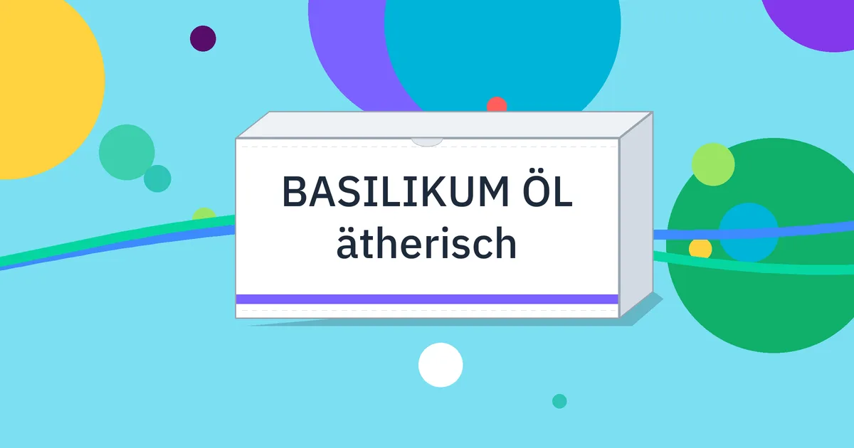 Symbolbild: Packung mit der Aufschrift BASILIKUM ÖL ätherisch (PZN 18004783) – Verfügbarkeit und Bezug in Apotheken in Frankfurt am Main