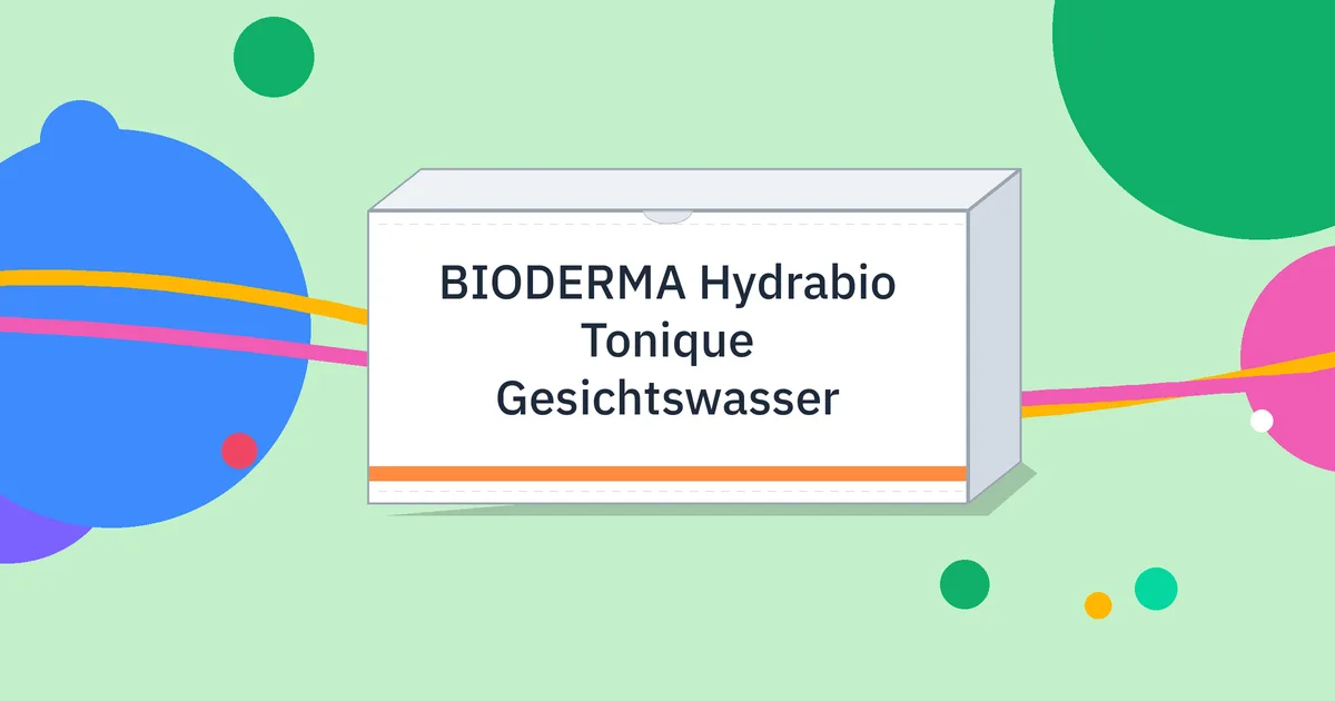 Symbolbild: Packung mit der Aufschrift BIODERMA Hydrabio Tonique Gesichtswasser (PZN 09732526) – Verfügbarkeit und Bezug in Apotheken in Frankfurt am Main