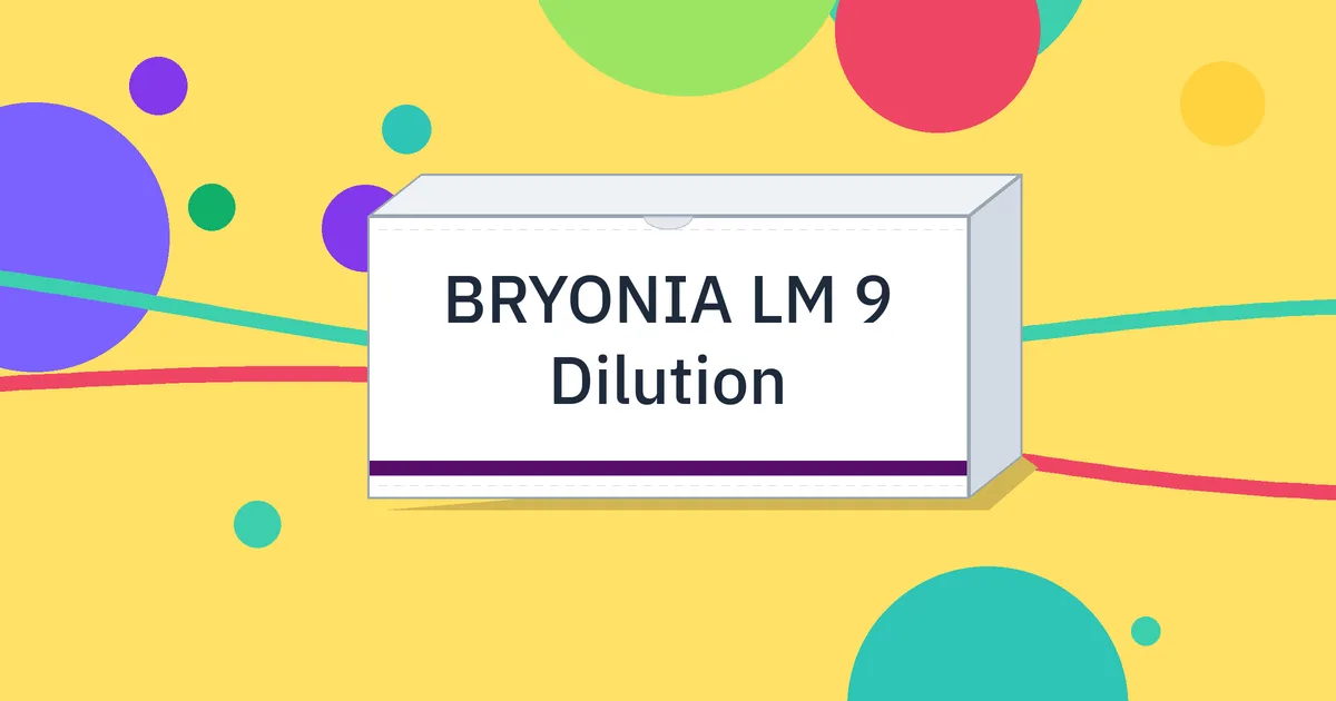 Symbolbild: Packung mit der Aufschrift BRYONIA LM 9 Dilution (PZN 12796955) – Verfügbarkeit und Bezug in Apotheken in Frankfurt am Main