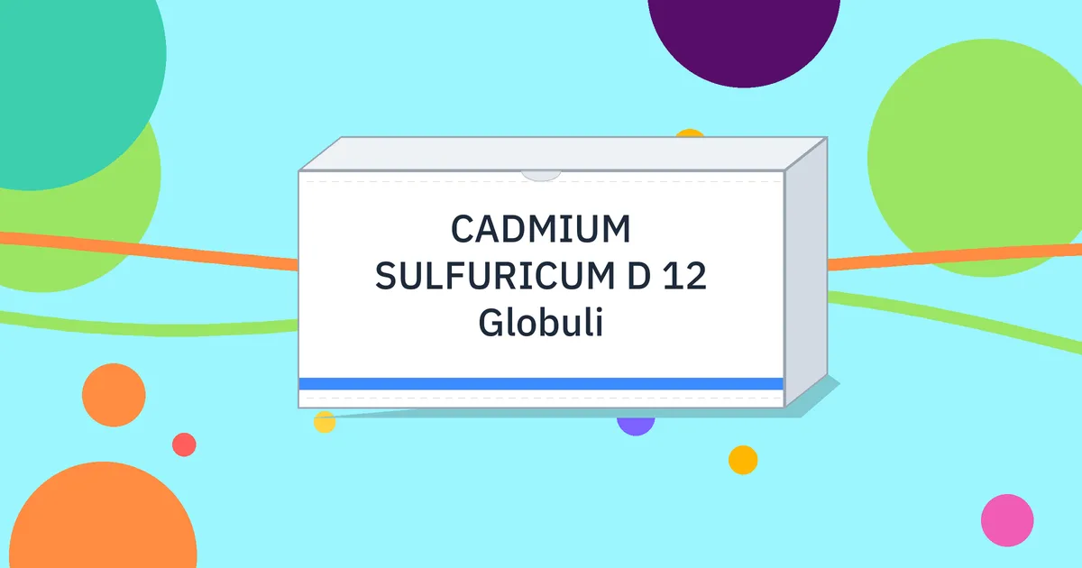 Symbolbild: Packung mit der Aufschrift CADMIUM SULFURICUM D 12 Globuli (PZN 16689601) – Verfügbarkeit und Bezug in Apotheken in Frankfurt am Main