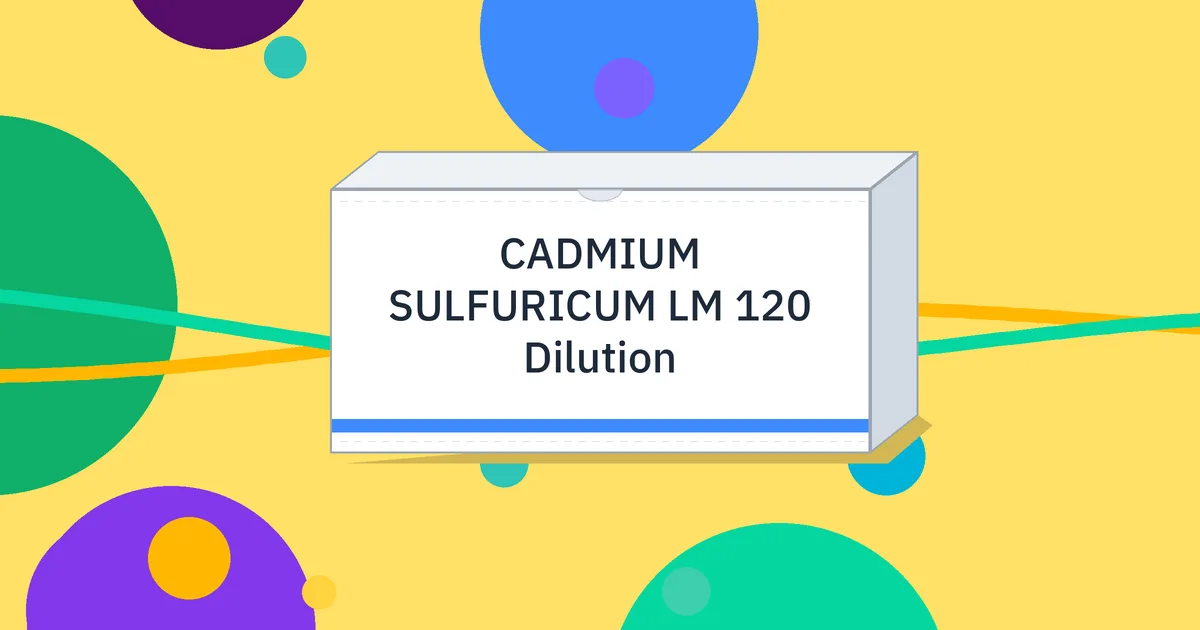 Symbolbild: Packung mit der Aufschrift CADMIUM SULFURICUM LM 120 Dilution (PZN 12799014) – Verfügbarkeit und Bezug in Apotheken in Frankfurt am Main