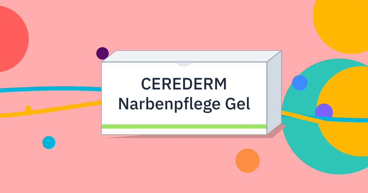 Symbolbild: Packung mit der Aufschrift CEREDERM Narbenpflege Gel (PZN 12550533) – Verfügbarkeit und Bezug in Apotheken in Frankfurt am Main