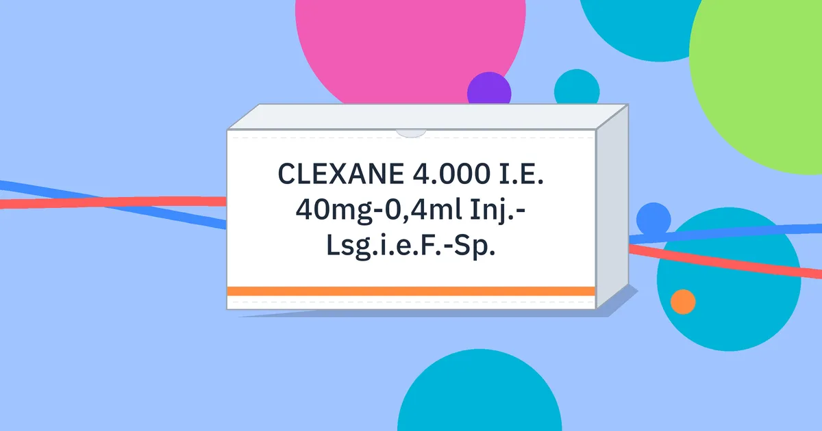 Symbolbild: Packung mit der Aufschrift CLEXANE 4.000 I.E. 40mg-0,4ml Inj.-Lsg.i.e.F.-Sp. (PZN 13567197) – Verfügbarkeit und Bezug in Apotheken in Frankfurt am Main