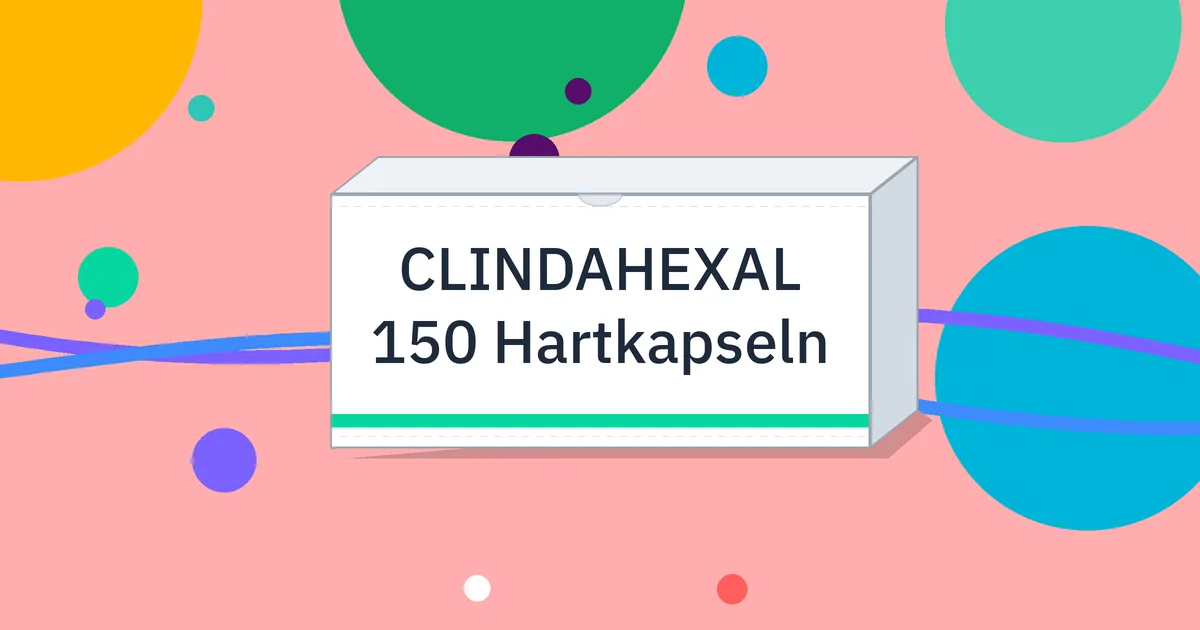 Symbolbild: Packung mit der Aufschrift CLINDAHEXAL 150 Hartkapseln (PZN 06963076) – Verfügbarkeit und Bezug in Apotheken in Frankfurt am Main